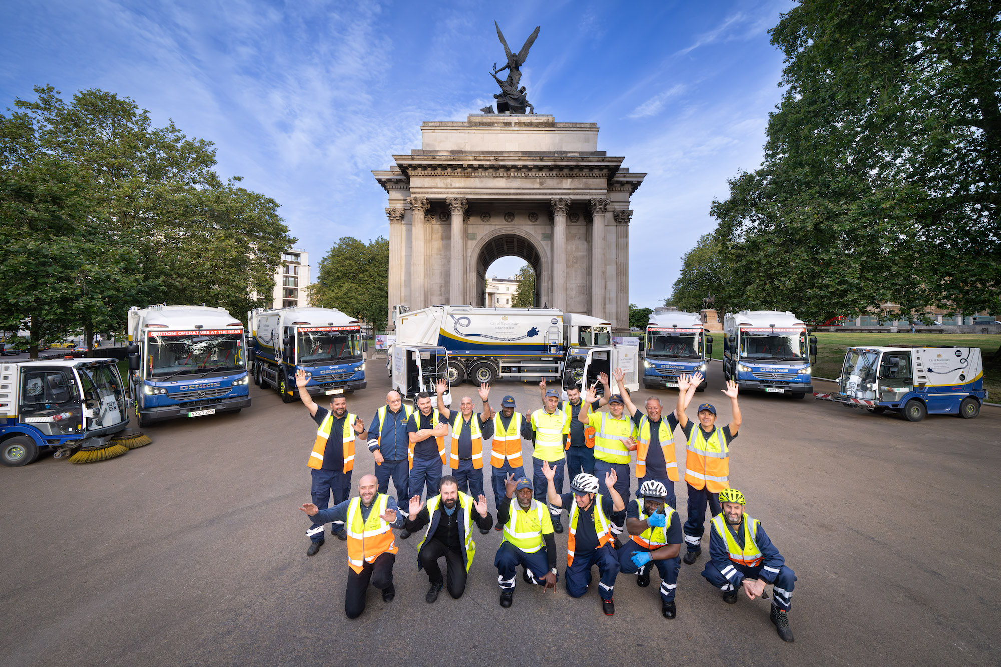 Westminster City Council unveils UK's largest electric waste collection ...